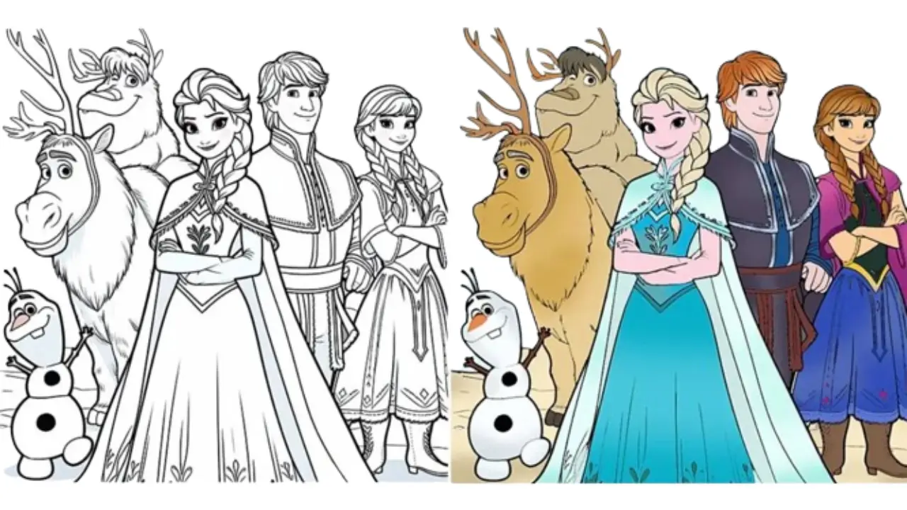 Elsa Coloring Pages: Beautiful Printable Sheets Pictures